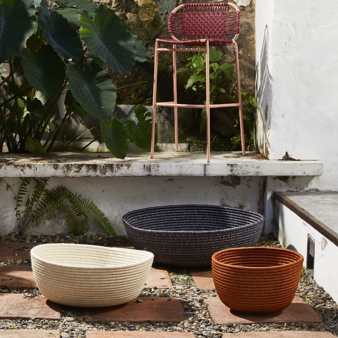 Plant fiber storage basket - LA CHE - Ames design