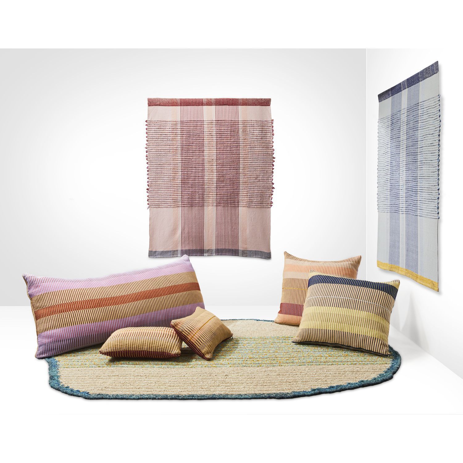 Contemporary rug - UILAS - Ames design - patterned / plant fiber / hand ...