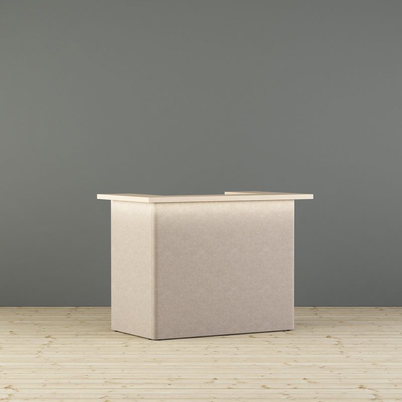 MDF reception desk - LIMBUS - GLIMAKRA - fabric / illuminated