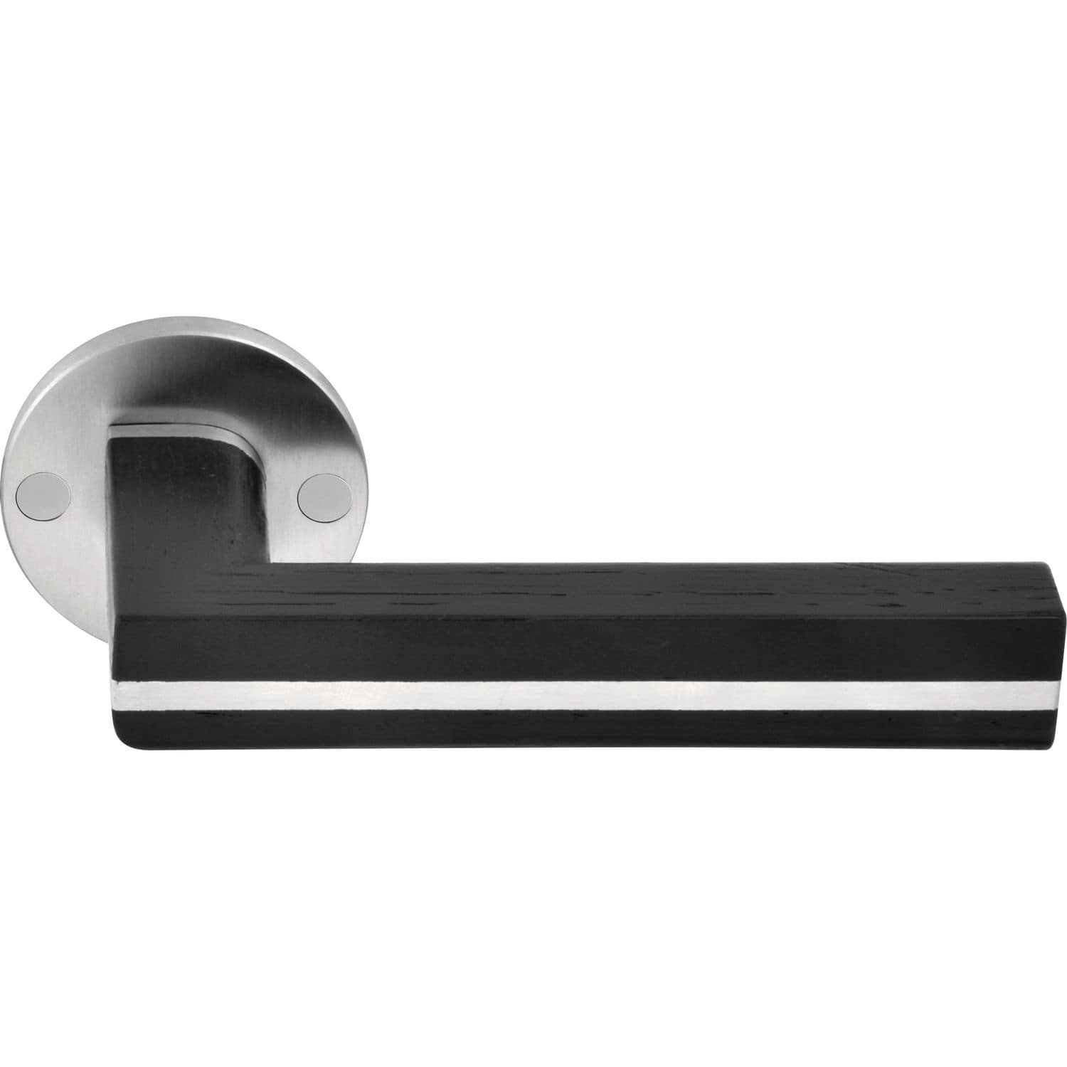 Door handle - TWO PBL22/50 - Formani - stainless steel / oak / contemporary
