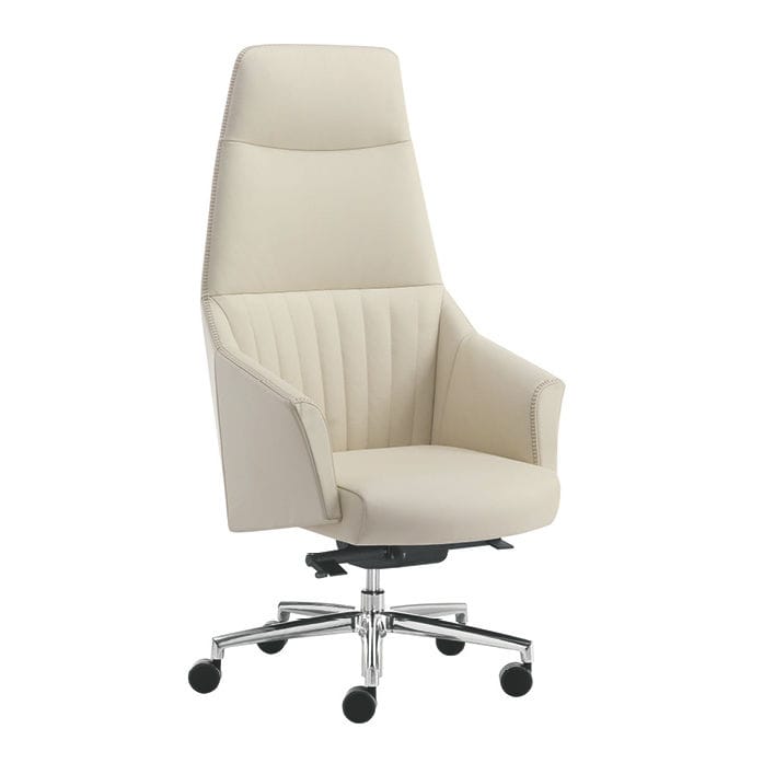 Contemporary executive chair - DAMA - Sesta - fabric / with headrest ...