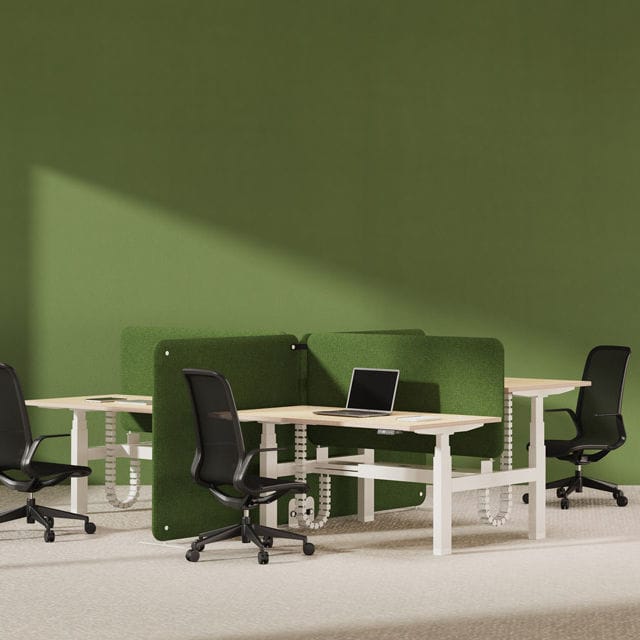 Free-standing desk - ERIN - Eol - individual / contemporary / wooden