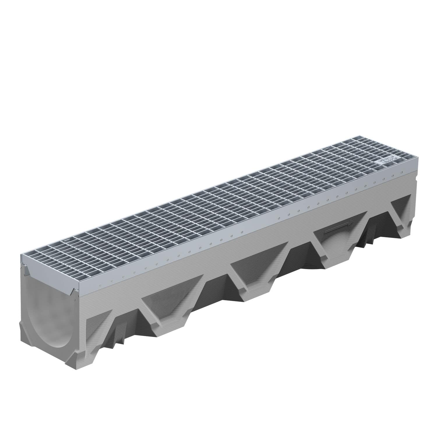 Drainage channel with grating - FILCOTEN TEC 150 - BG Graspointner ...
