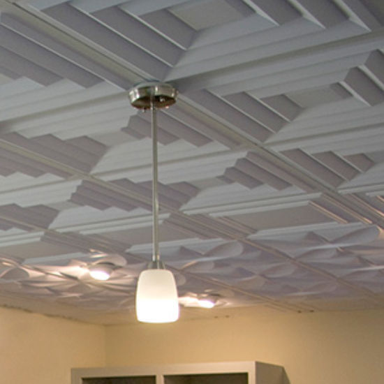 Vinyl suspended ceiling - ARISTOCRAT - Ceilume - tile / panel / for office
