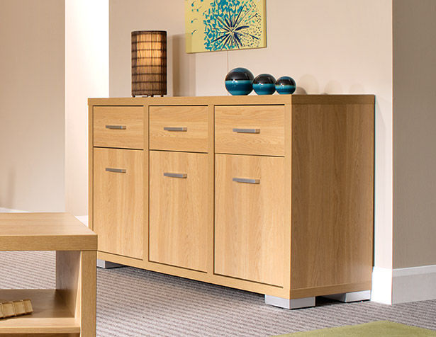 Contemporary sideboard - CUBIK - Pineapple - walnut