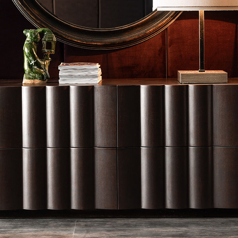 Contemporary sideboard - LEON - Corte Zari - MDF / birch / plywood