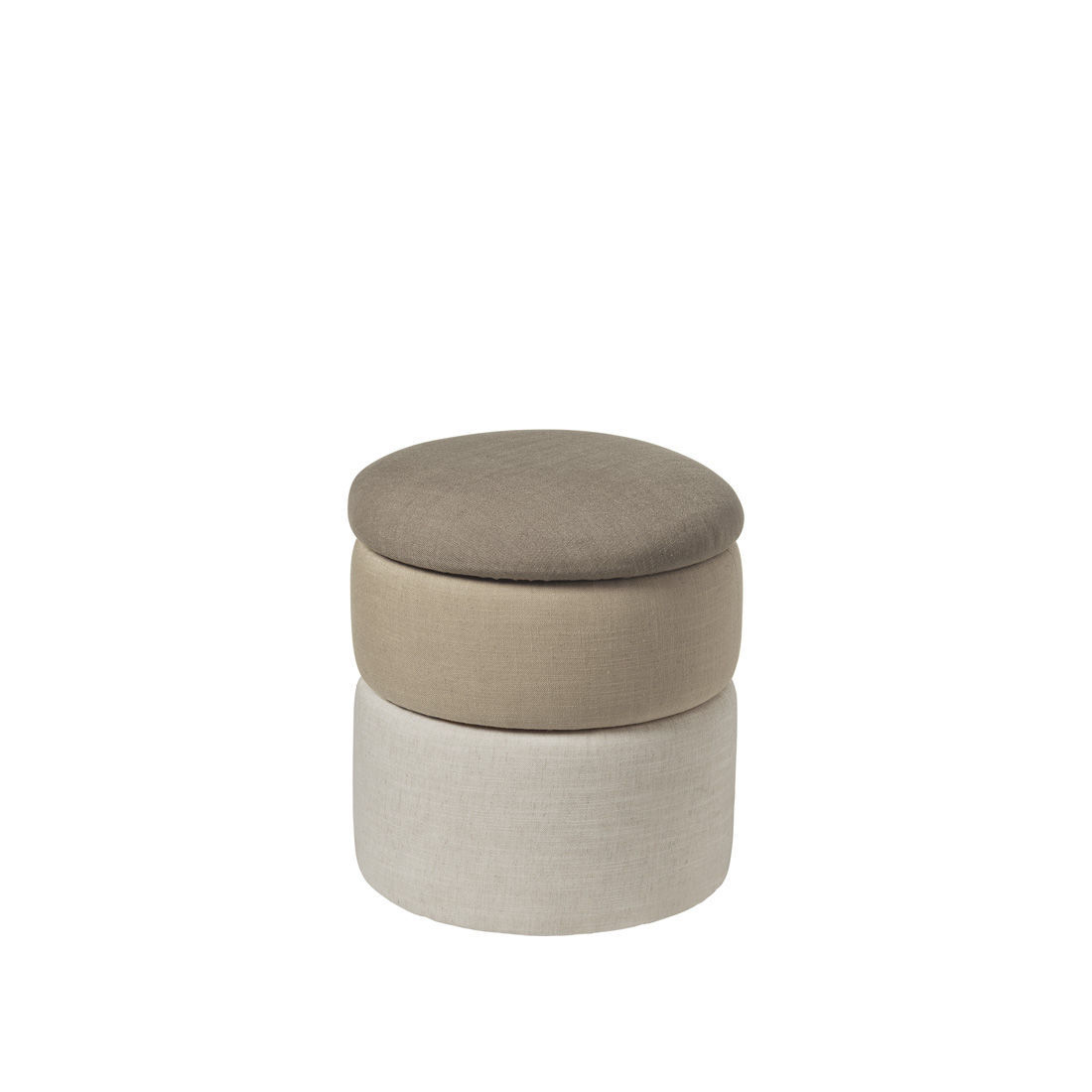 Contemporary pouf - POND - broste - wooden / polypropylene / foam