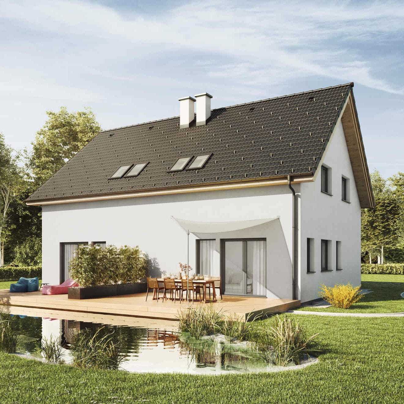 Standard model house - D97 - Vario Haus - eco-friendly / energy-saving ...