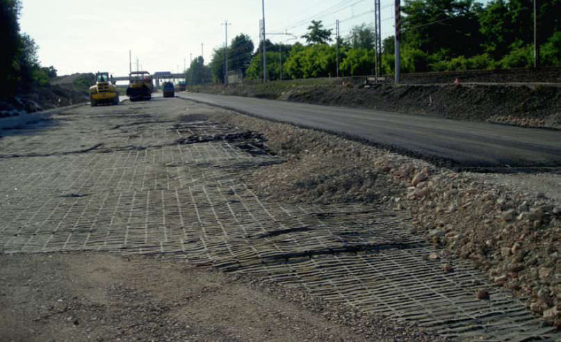 Reinforcement geogrid - PARAGRID ® PARALINK ® - BIANCHINI INGENIERO - road