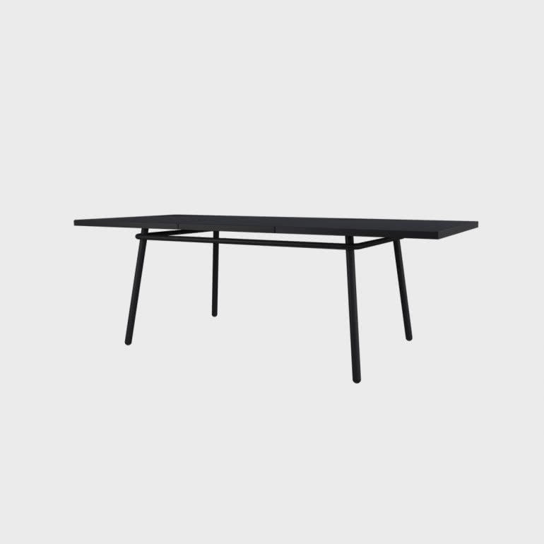Contemporary dining table - A600 - Maiori - aluminum / rectangular / home