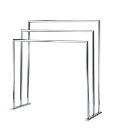 3-bar towel rack - THREE TIER - Klomfar GmbH - floor-standing / chrome ...
