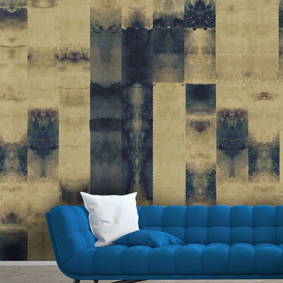 Traditional wallpaper - TIE AND DYE - Neodko - nonwoven fabric / vinyl ...