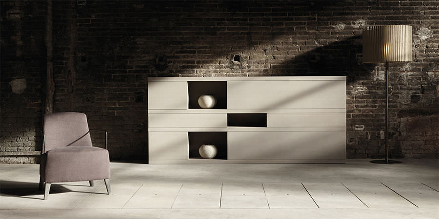High sideboard - SUSTAINABLE - Indesign Living - contemporary / wooden ...