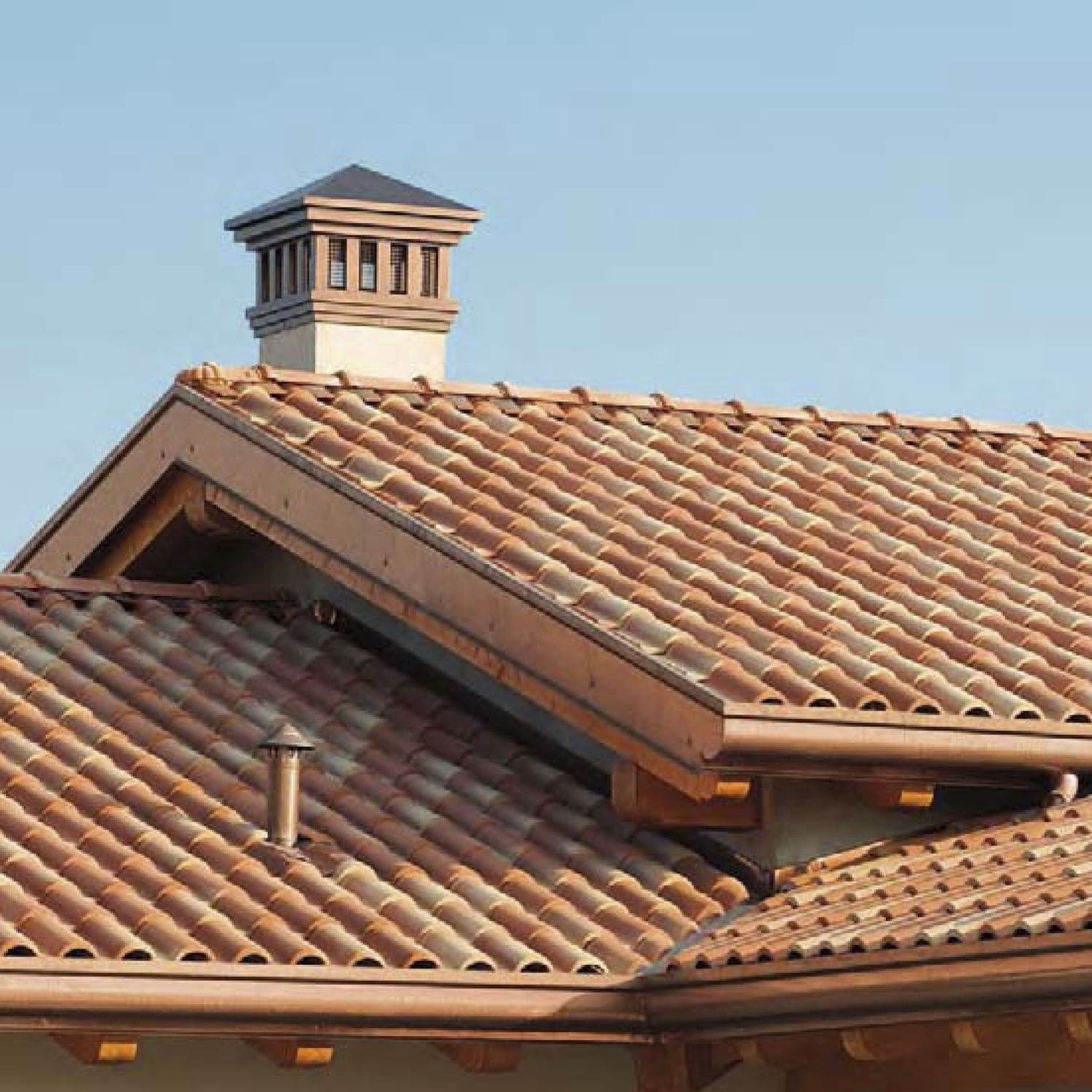 Curved barrel roof tile - TerracottaItaly - clay