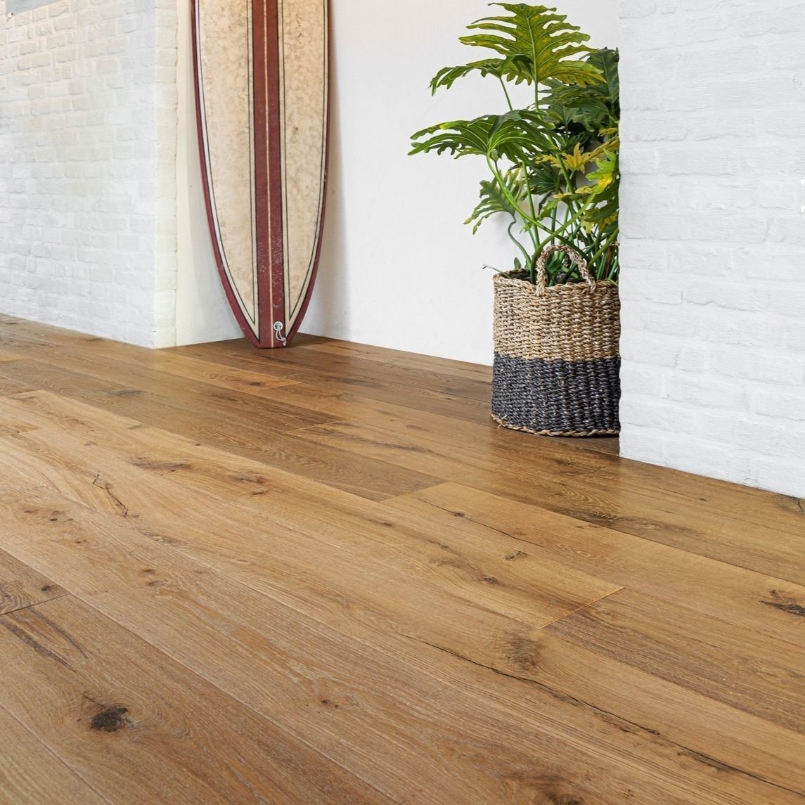 Engineered parquet floor - HONORAT - lalegno - oak / boat deck / oiled