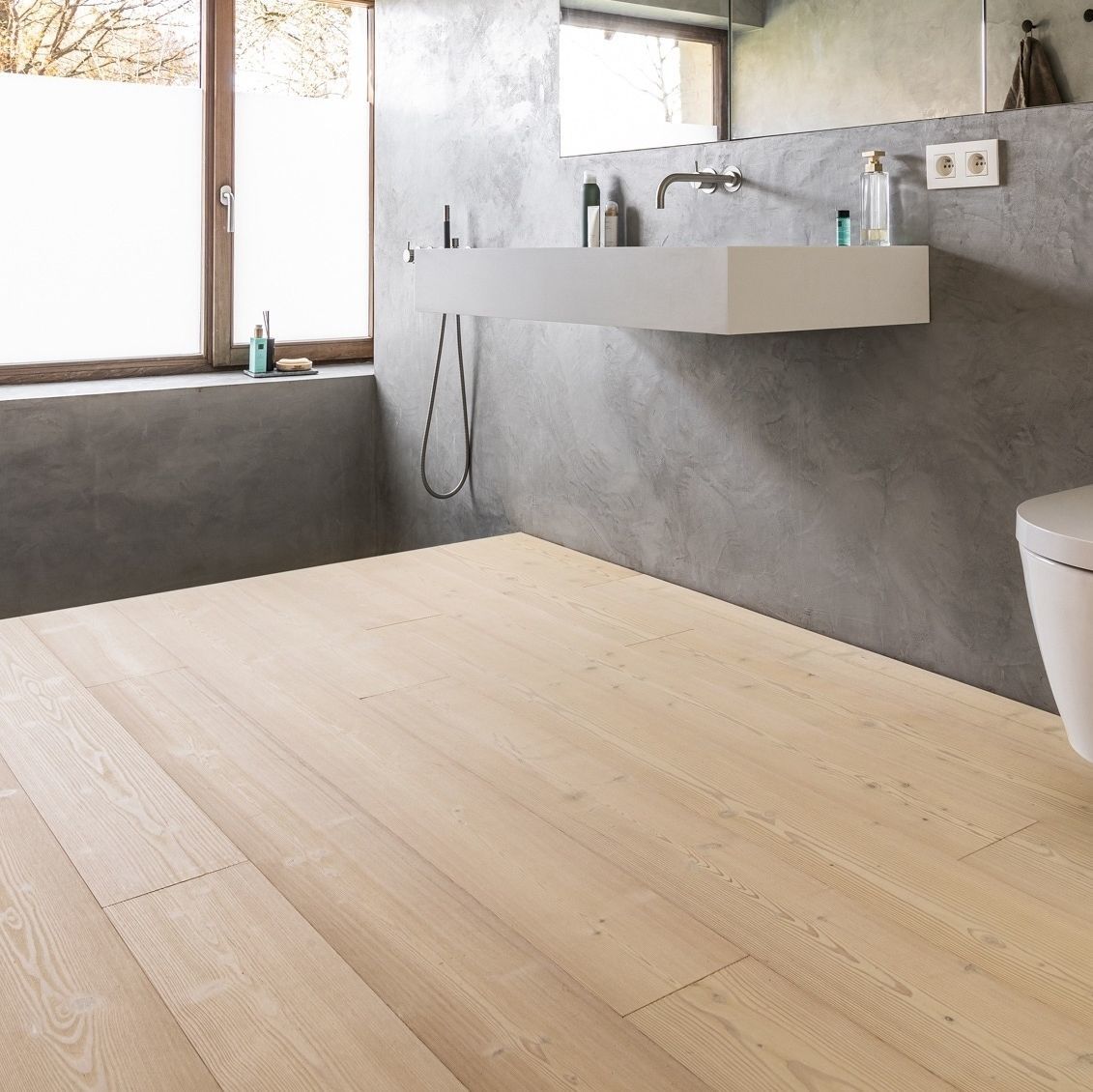 Engineered parquet floor - LARCH - lalegno - larch / boat deck / oiled