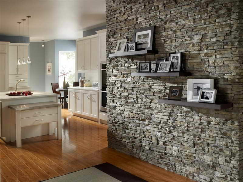 Stone wall cladding - NANTUCKET - Eazyclad - interior / stone look