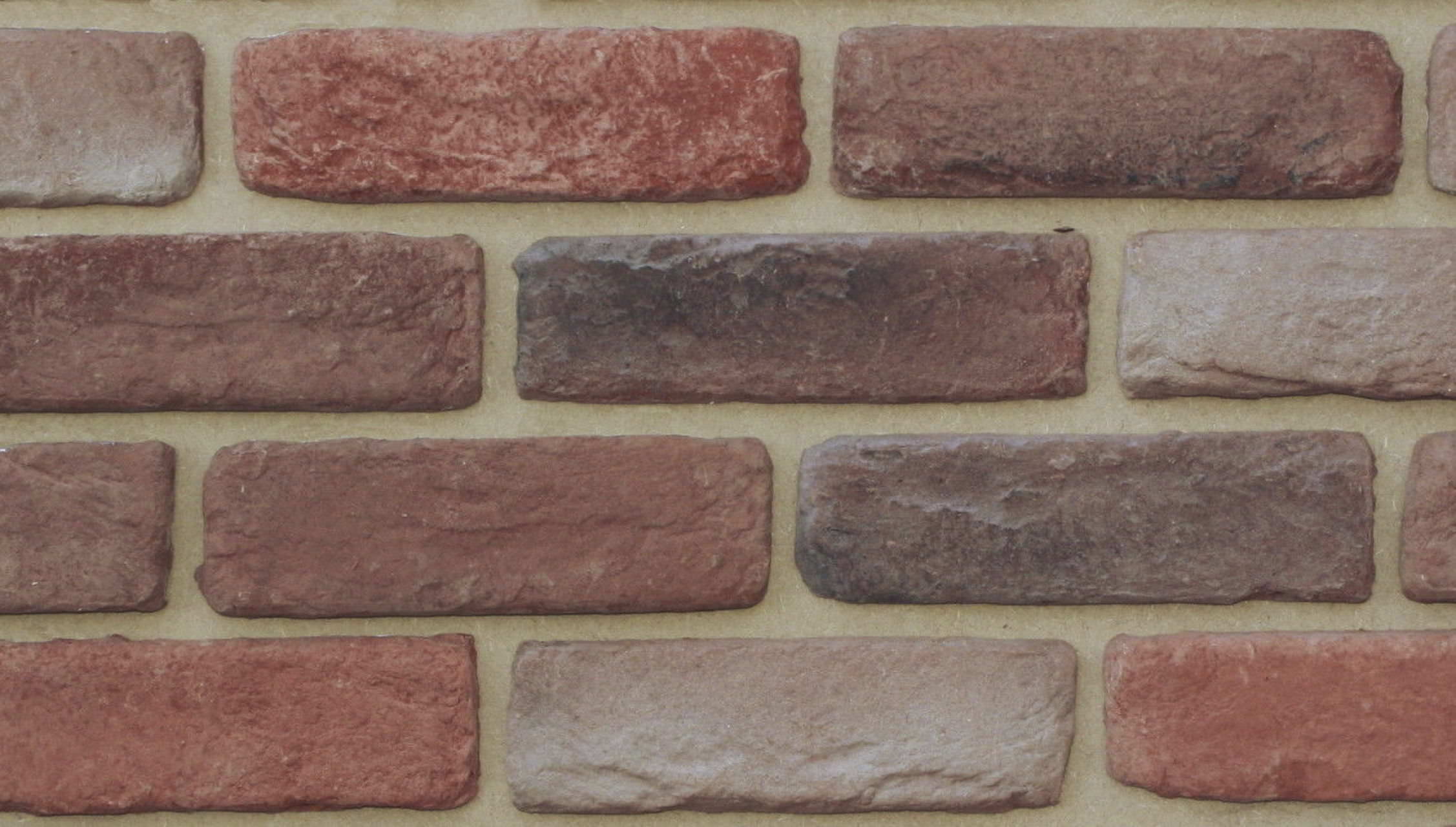 Clay cladding brick - RUSTIC - Eazyclad - outdoor / for indoor use
