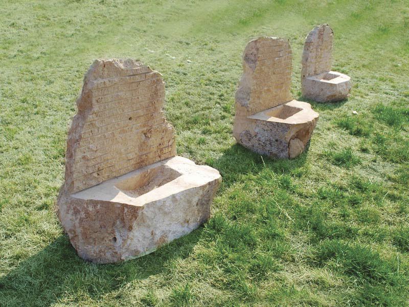 Garden fountain - MANDRAS - Akrolithos S.A. - stone