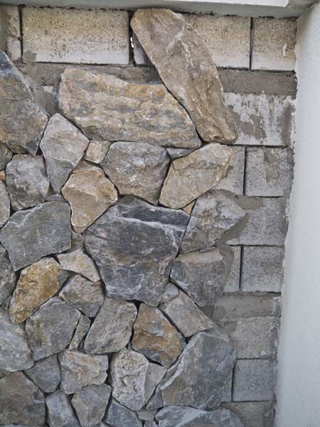 Sheet cladding - AKRON - Akrolithos S.A. - natural stone / textured