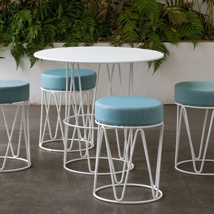 Contemporary table - LAGARTO - iSi Contract - galvanised steel ...