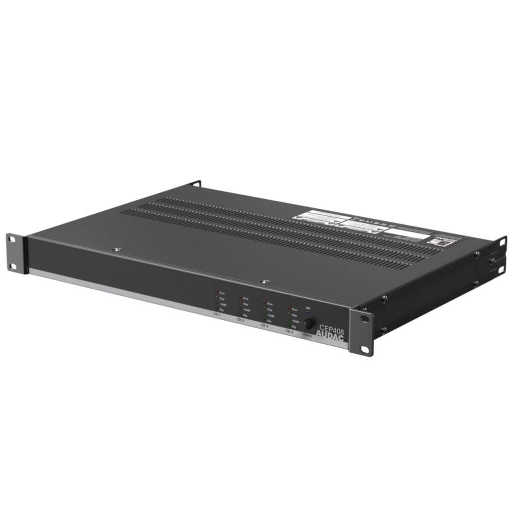 Audio amplifier - CEP408 - Audac - 4-zone