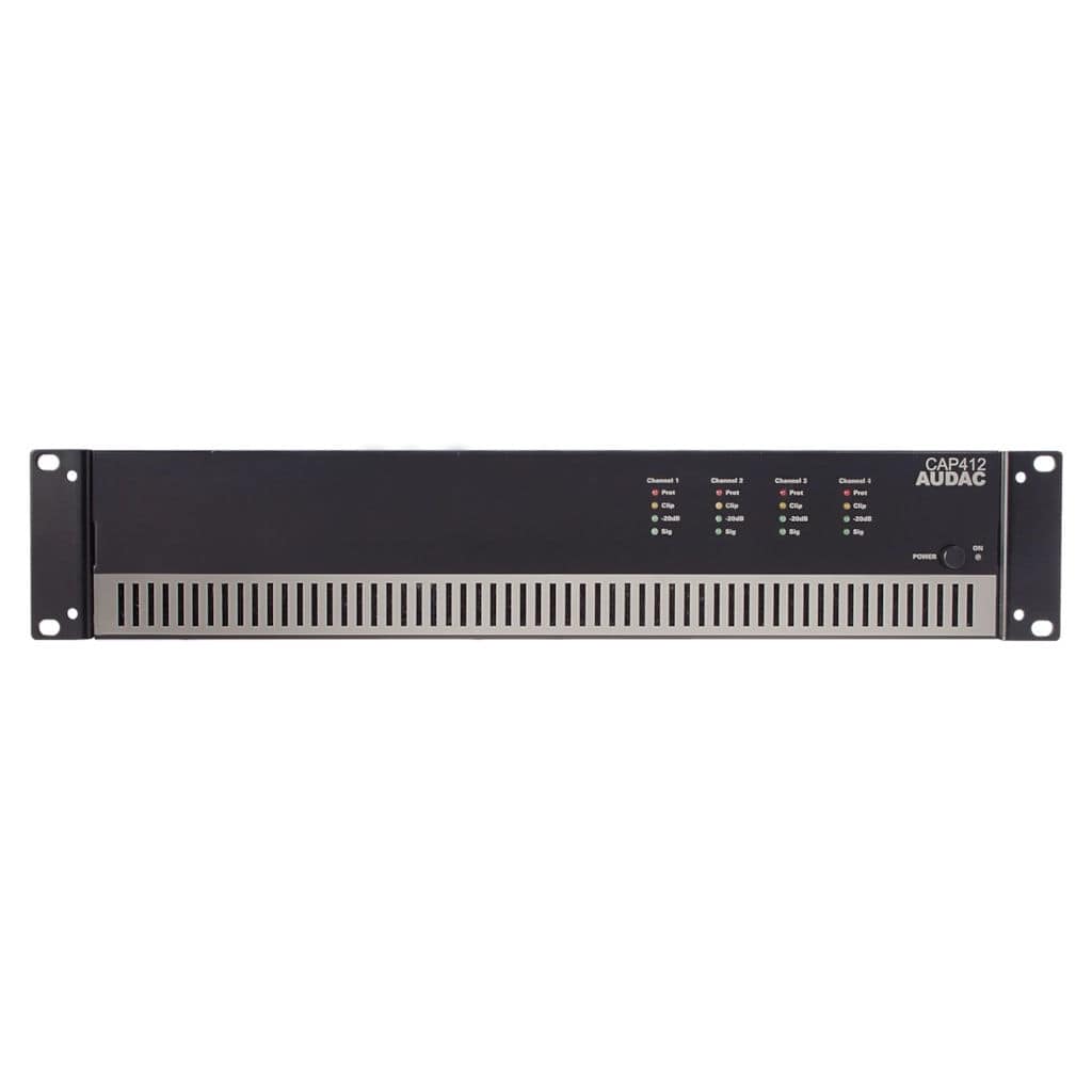 Audio amplifier - CAP412 - Audac - 4-zone
