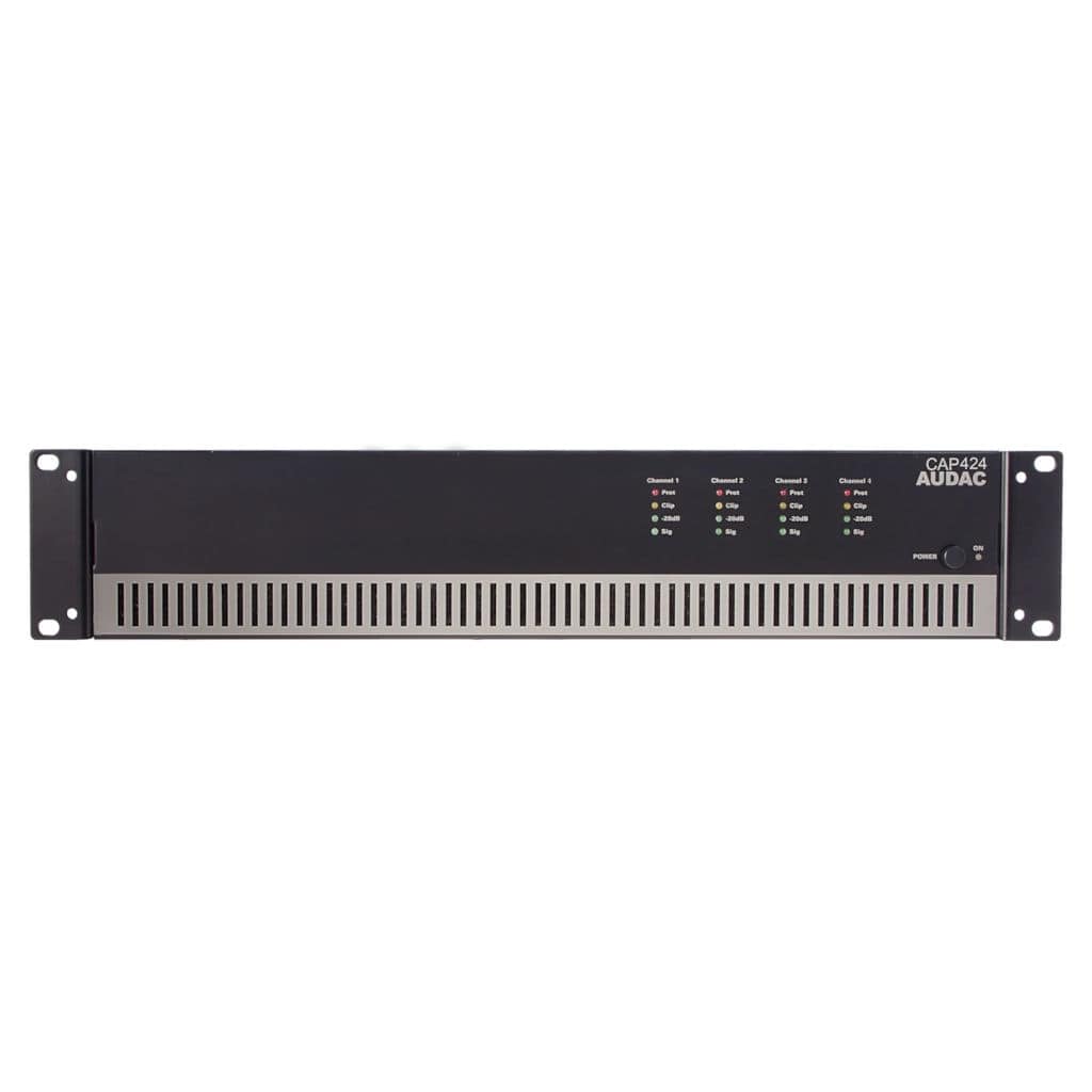 Audio amplifier - CAP424 - Audac - 4-zone / multi-zone