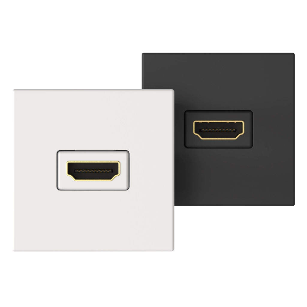 HDMI socket - CP45HDM - Audac - wall-mounted / recessed / contemporary