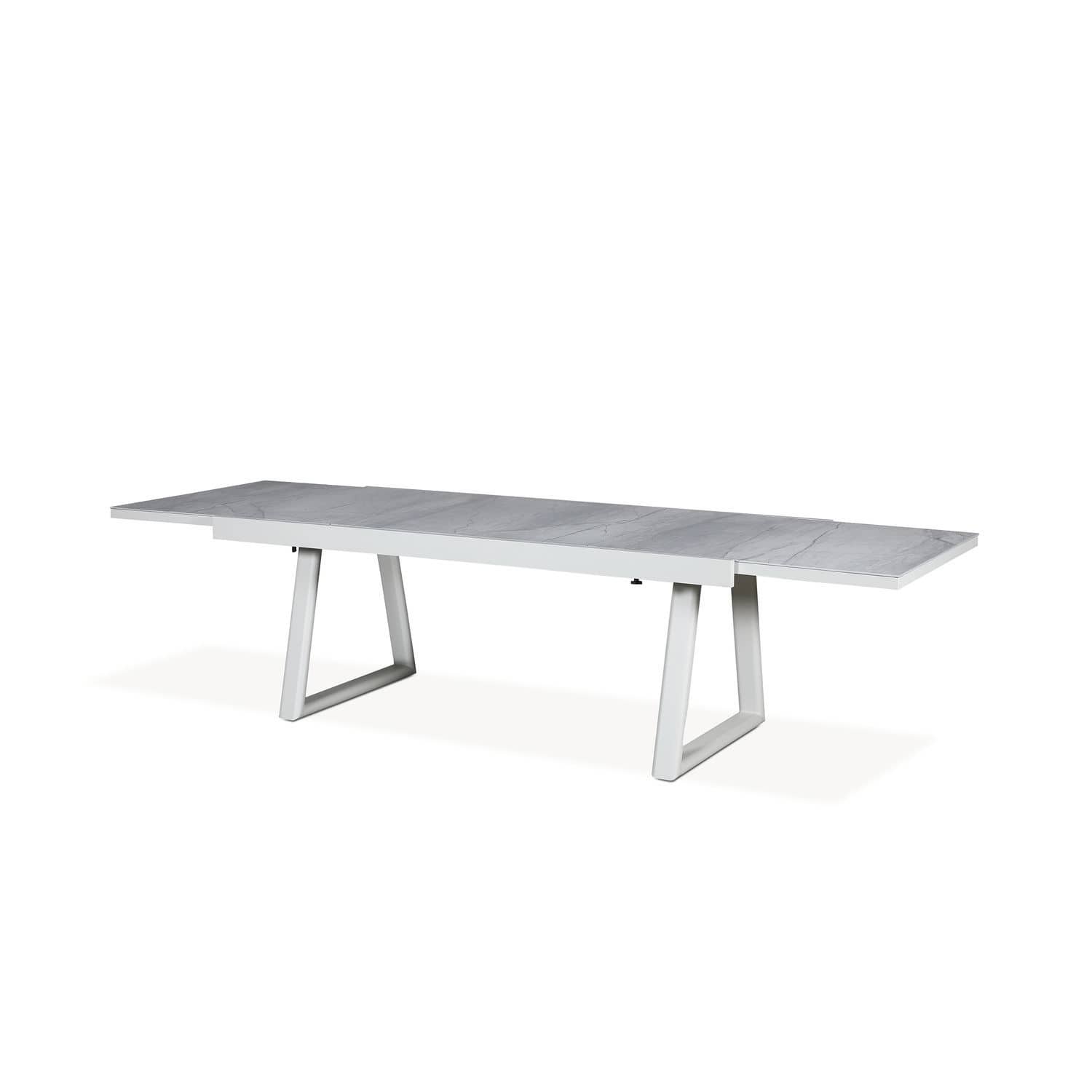 Contemporary dining table - VERONA - ARKIMUEBLE - aluminum / aluminum base / rectangular
