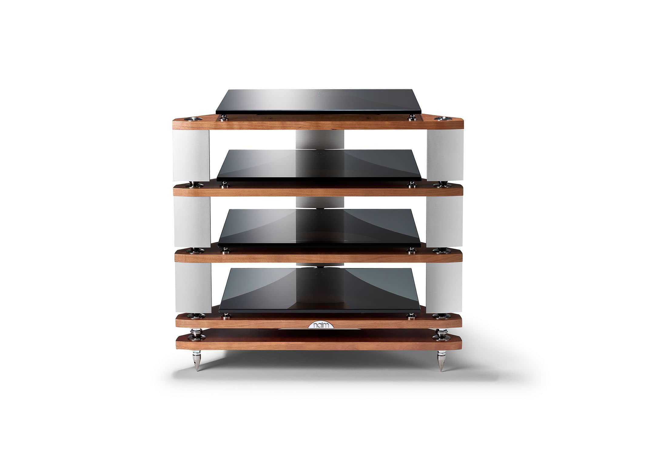 Contemporary hi-fi cabinet - FRAIM - Naim - glass