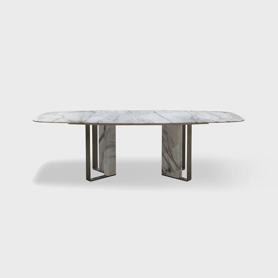 Contemporary dining table - NIBBLES CALACATTA - MAAMI HOME - marble ...