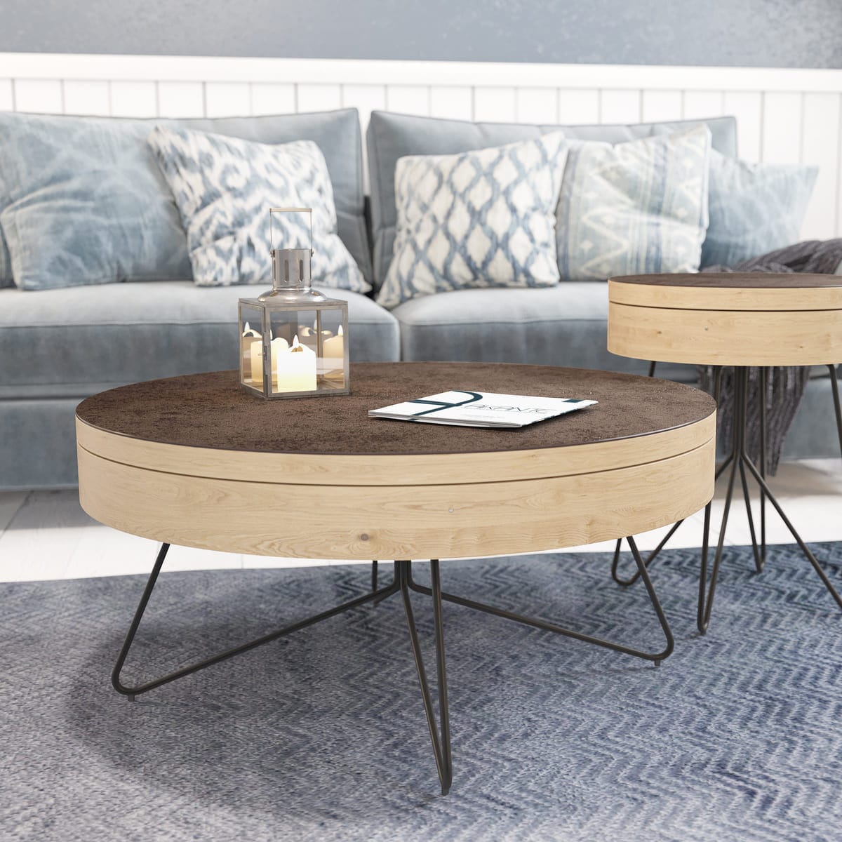 Scandinavian design coffee table - BROOKLYN - AKANTE - oak / wood ...