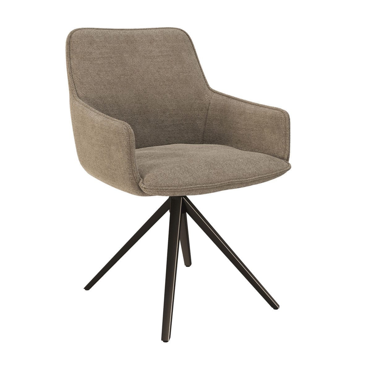 Contemporary chair - Amsterdam - AKANTE - indoor / fabric / steel base