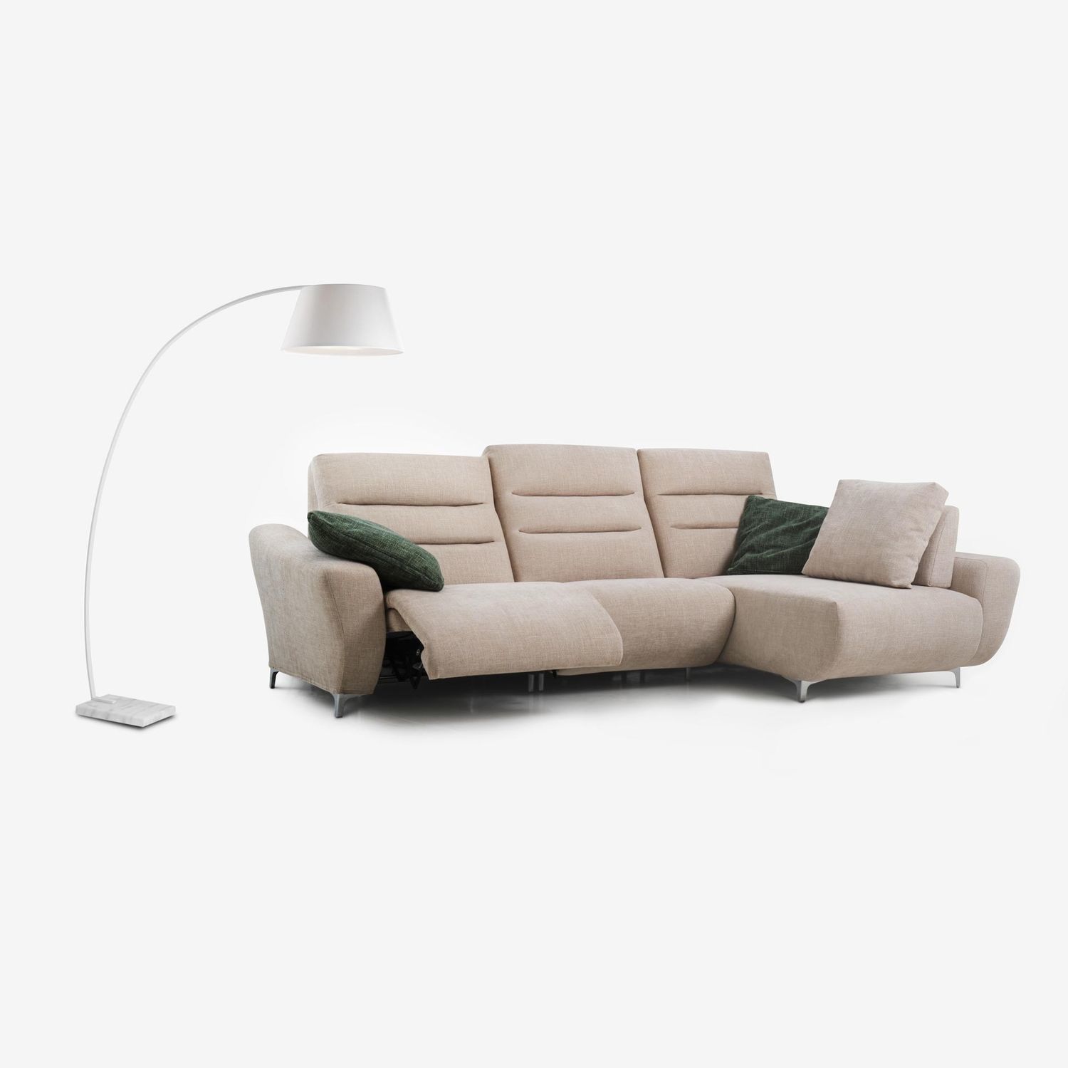 Modular sofa - Smile - Aerre divani - corner / contemporary / living room