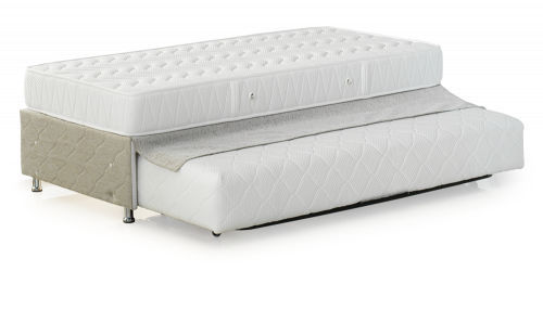 Pull-out bed - POP-UP - ISBIR - single / contemporary / fabric