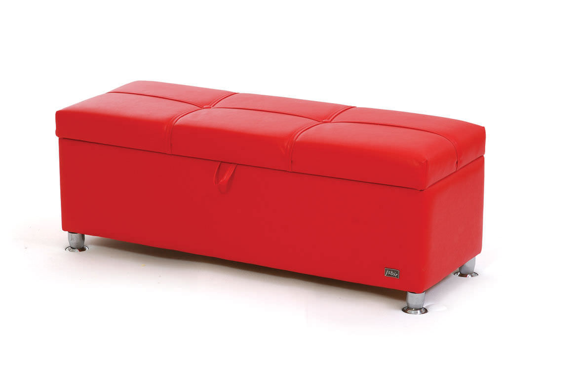 Contemporary chest - BOX - ISBIR - leather