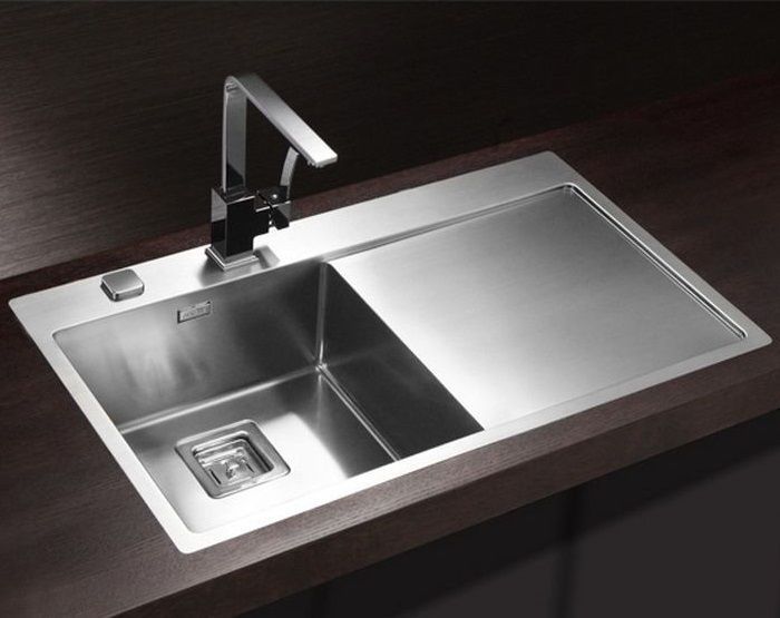 Single-bowl kitchen sink - Stylux 50 - Alveus - with drainboard ...