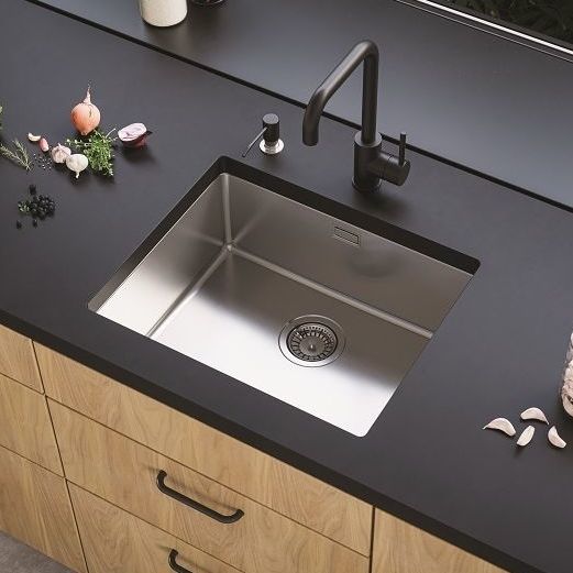 Single-bowl kitchen sink - Kombino 50 - Alveus - without drainboard ...