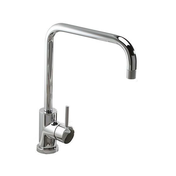 Countertop mixer tap - Delfino - Alveus - chromed metal / kitchen / 1-hole