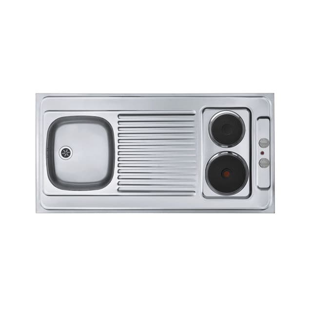 Electric cooktop - COMBI ELECTRA 120 - Alveus - commercial / 2 burner ...