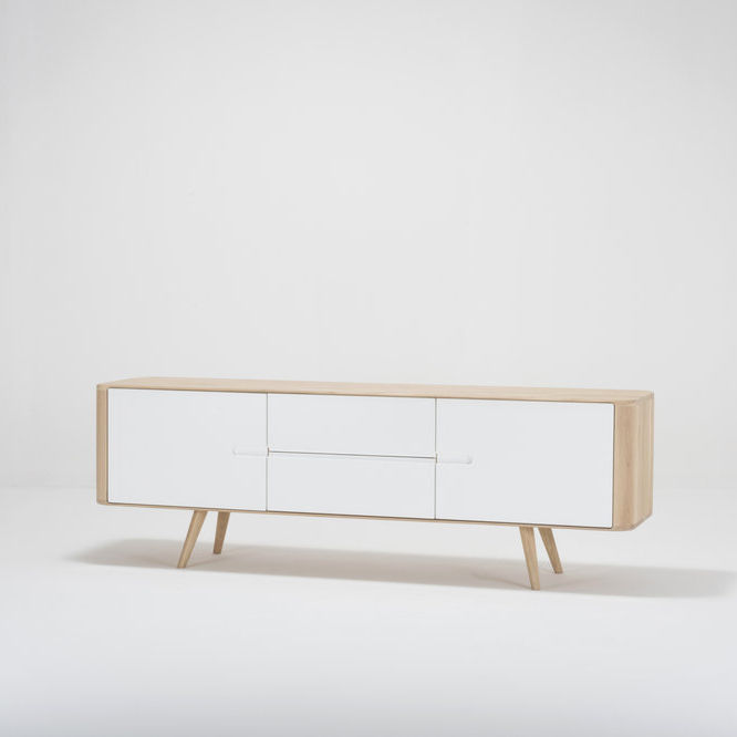 Contemporary sideboard - ENA - Gazzda - oak / MDF
