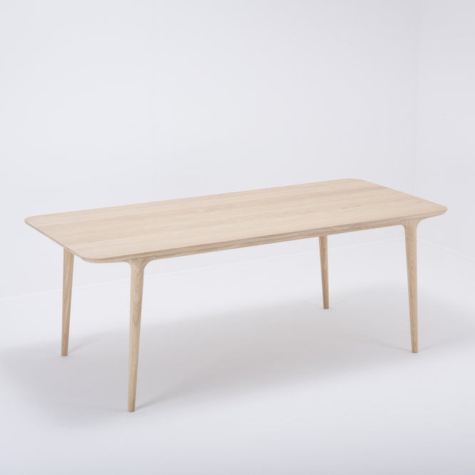 Contemporary table - FAWN - Gazzda - oak / rectangular