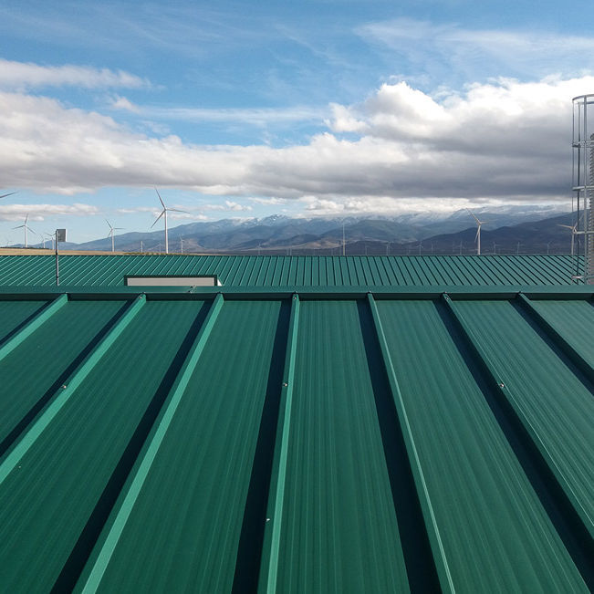 Roof insulating sandwich panel - AIS AGRO 3G - Panelais - 2 galvanized ...