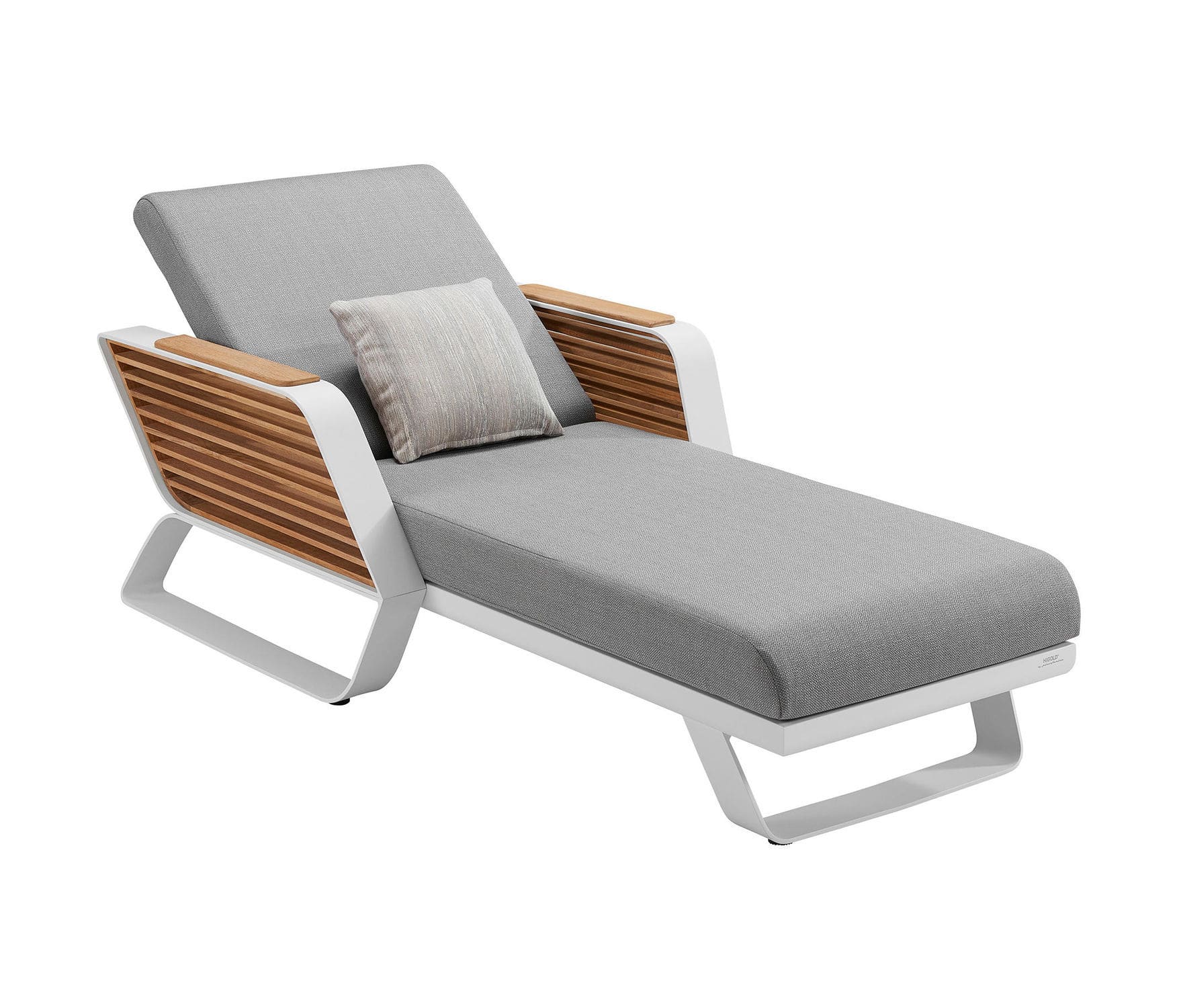 Contemporary sun lounger - WING - Higold - Sunbrella® / aluminum ...