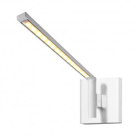 Contemporary wall light - MATRIX A - Luxcambra - indoor / nickel / linear