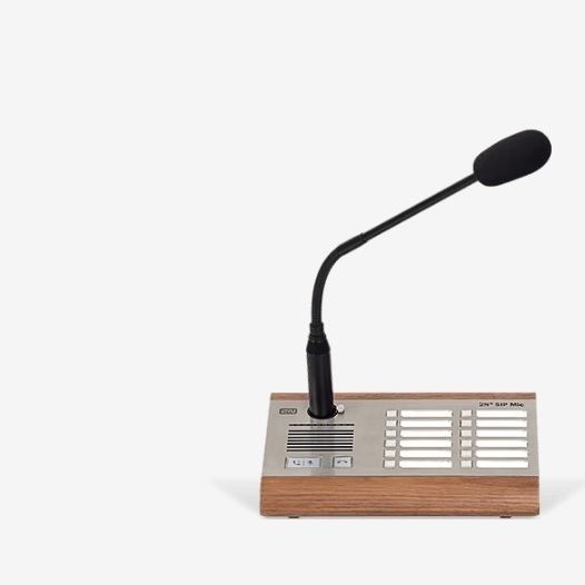 Retractable microphone - SIP MIC - 2N TELEKOMUNIKACE - conference table