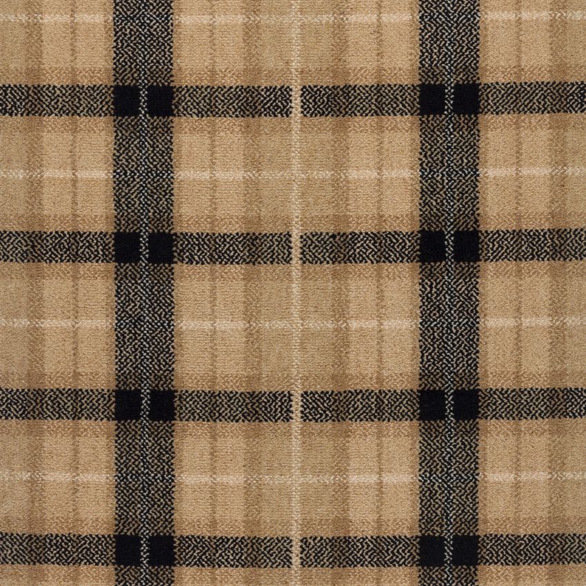 Woven carpet - NATURAL PLAID - Axminster carpets - wool / for domestic ...
