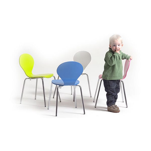 Scandinavian design chair - RONDO - Danerka - indoor / laminate ...
