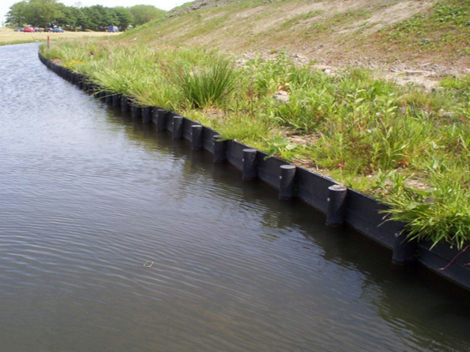 Canal Water Retention Wall Concrete Retaining Wall, Trent & Mersey...